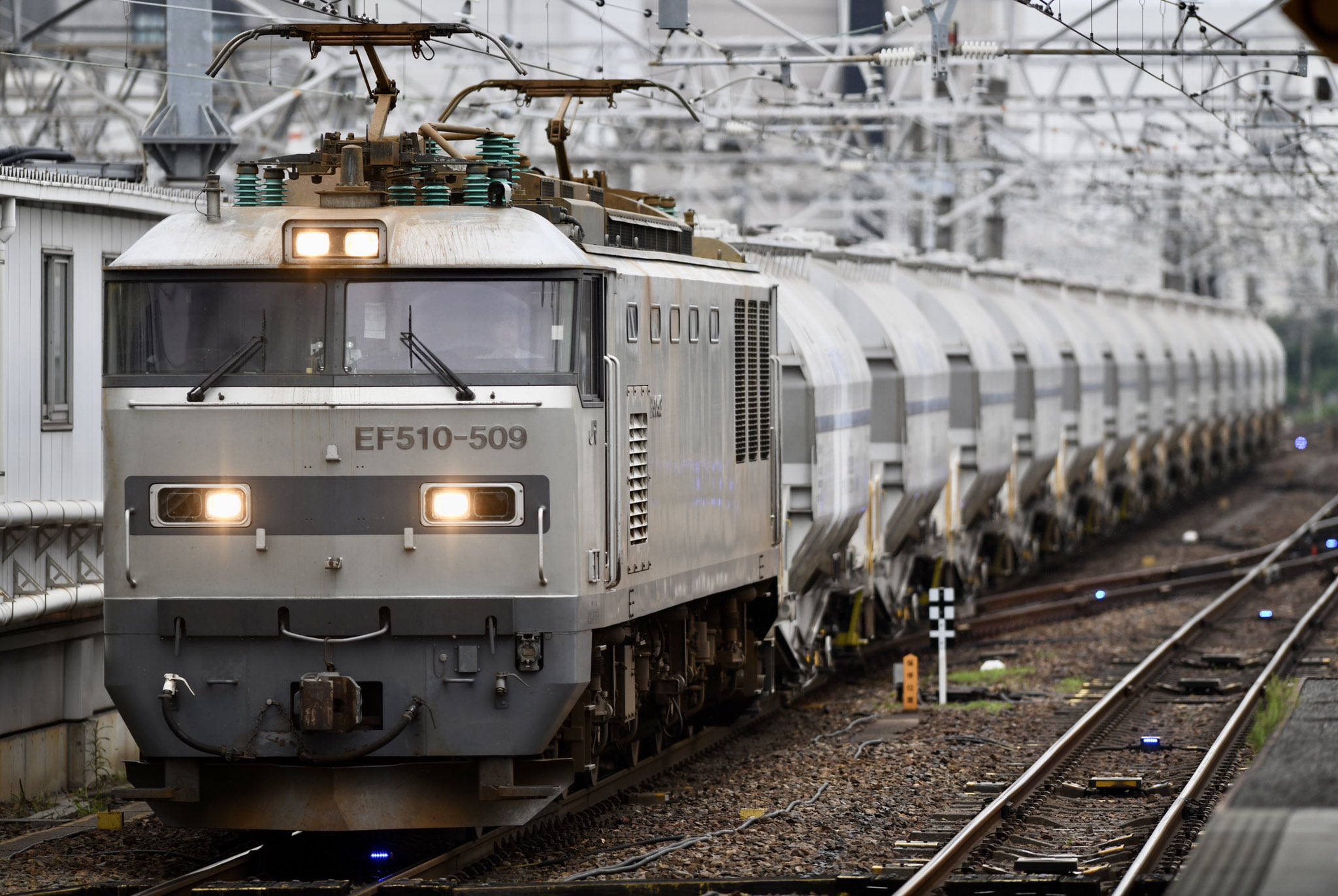 黒鴎 on Twitter: "2023.7/8 5767レ EF510-509牽引+白ホキ14B 土曜勤務終わりに高速バスでぶっ飛ばしたら間に合いました。 撮影されていた方々お疲れ様でした ...