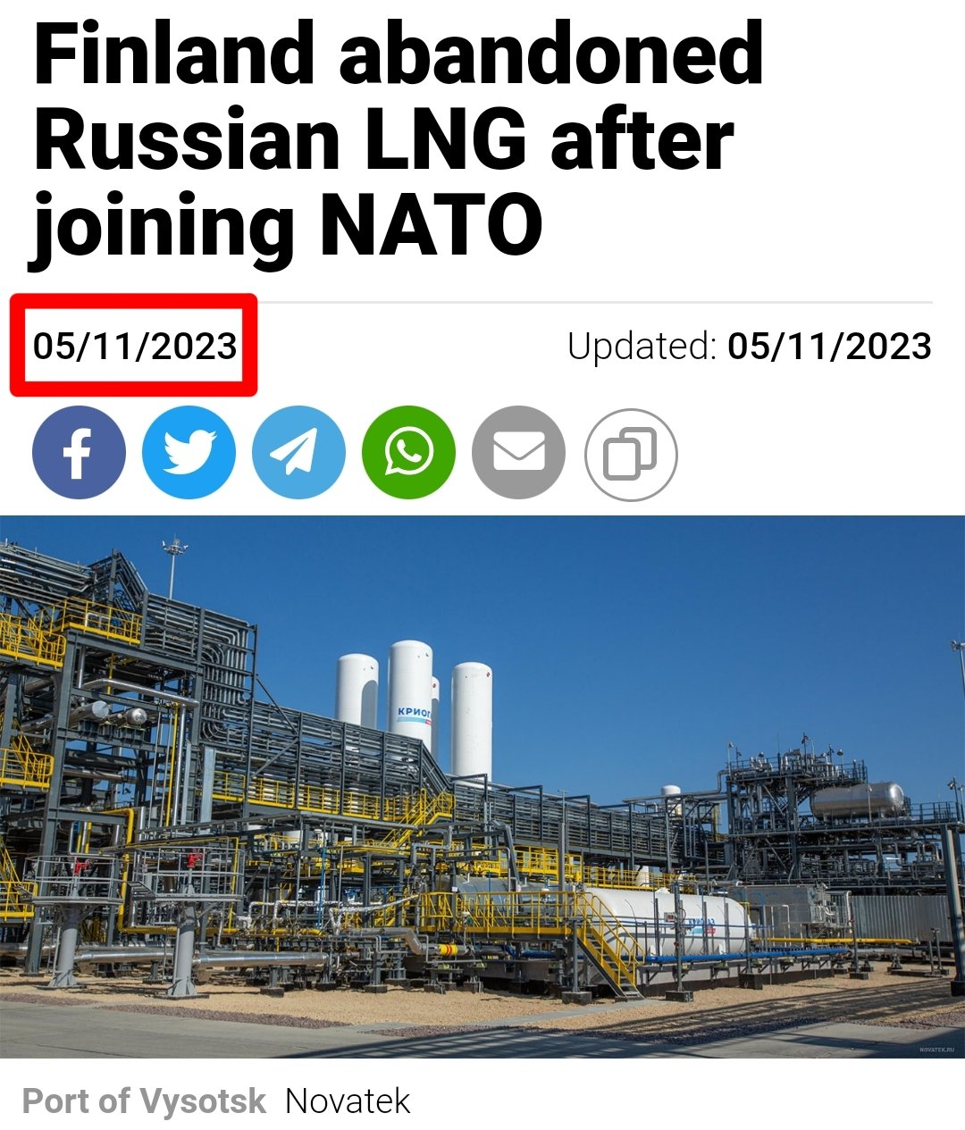 Olga Bazova on Twitter: "Ok, sure, the first case was the pipeline gas that Finland stopped ...