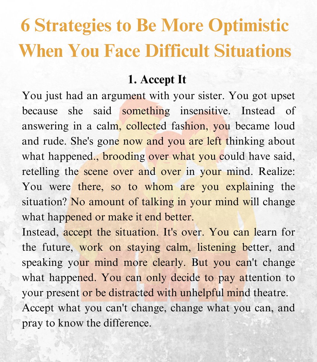 6 Strategies to Be More Optimistic When You Face DIfficult Situations ...
