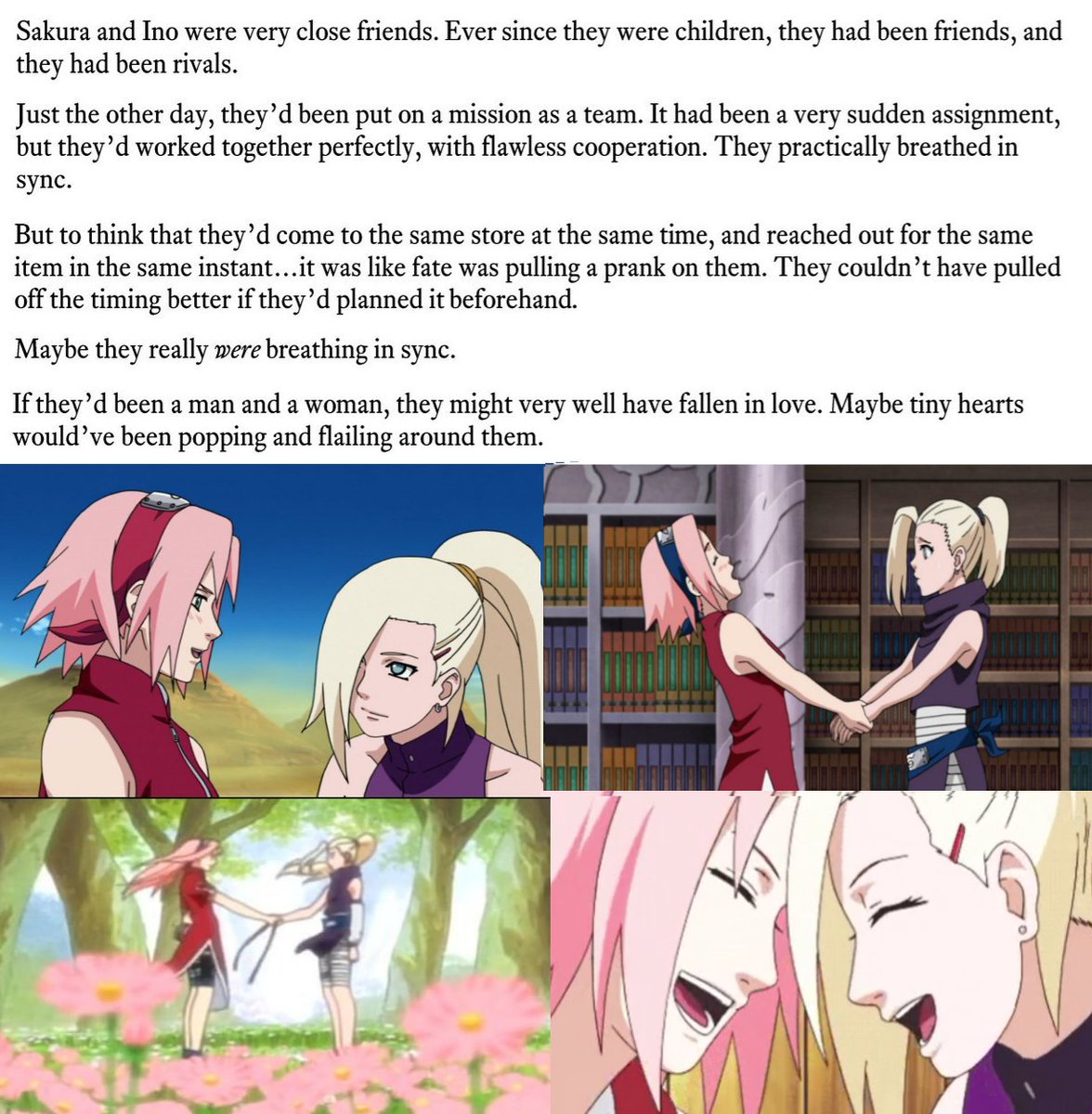 Sakura X Ino