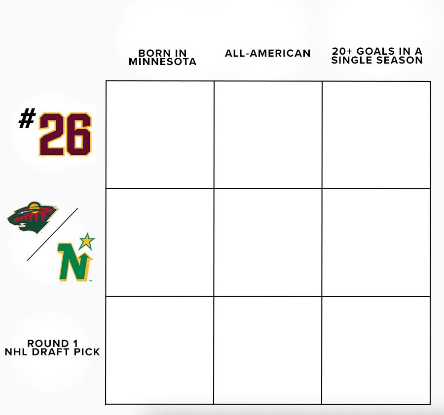Minnesota Mens Hockey On Twitter πΎπ π‘πππ£ πΎπ£ππ Rules Fill In Each