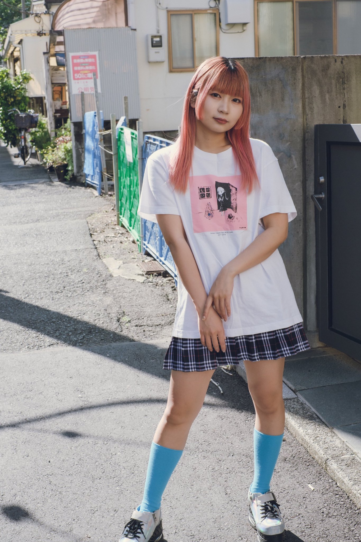 (伝説の)がおちゃん@REFINE撮影会 on Twitter: "このTシャツ、DAOKOのライブTでお気に入りだったのに洗濯のときに色移りしたっぽくて所々ピンクになってしまった ...