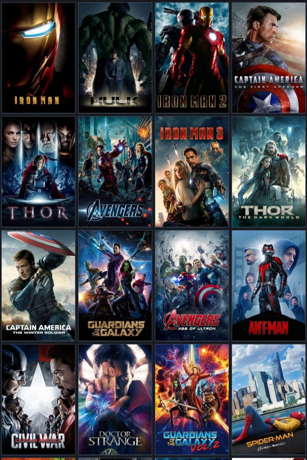 Wanda Maximoff ᱬ on Twitter: "MCU questions Thread for you to answer: 1. Favourite Movie in the ...