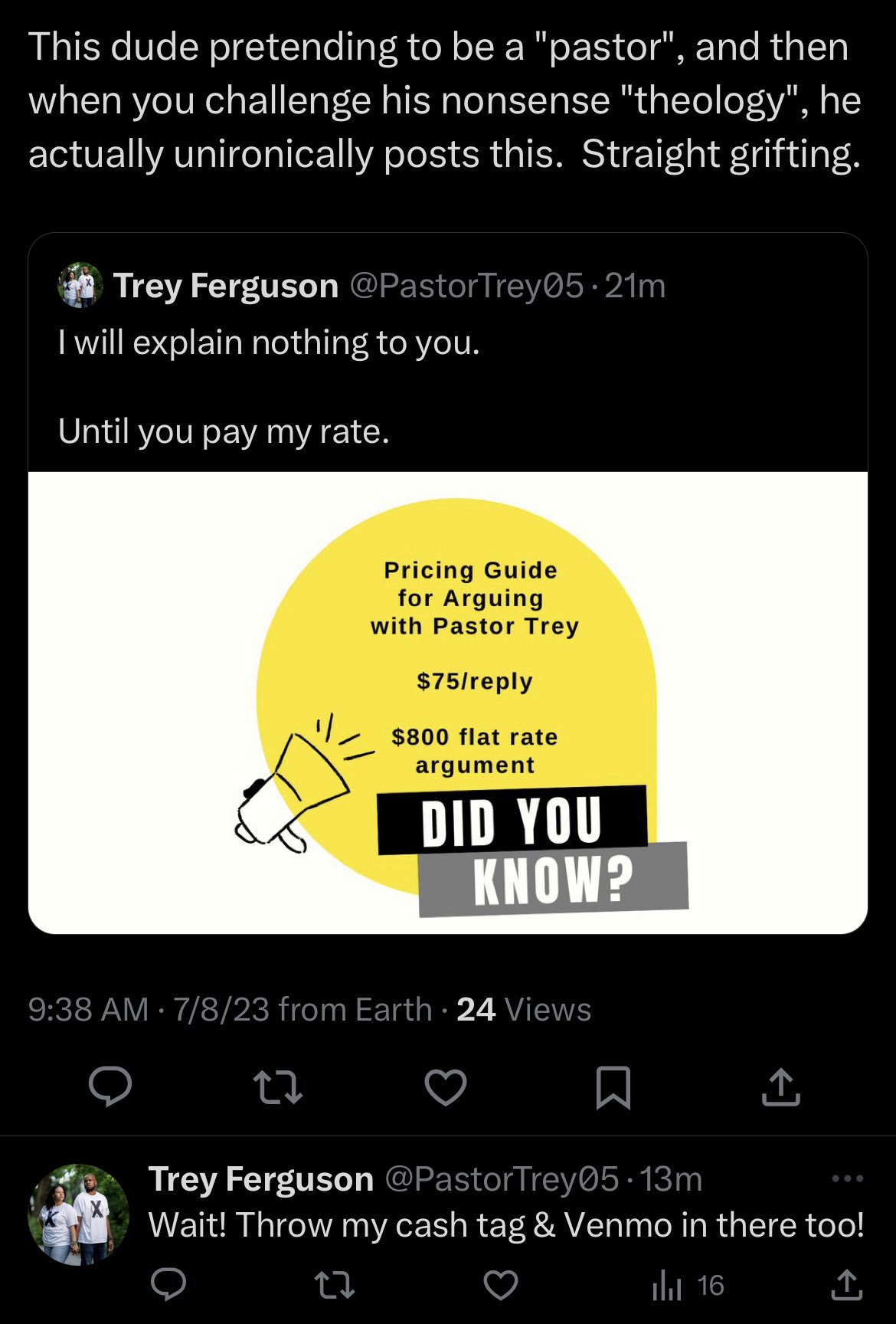 Trey Ferguson on Twitter: "Last month, I sat on a panel at this symposium on religious liberty ...