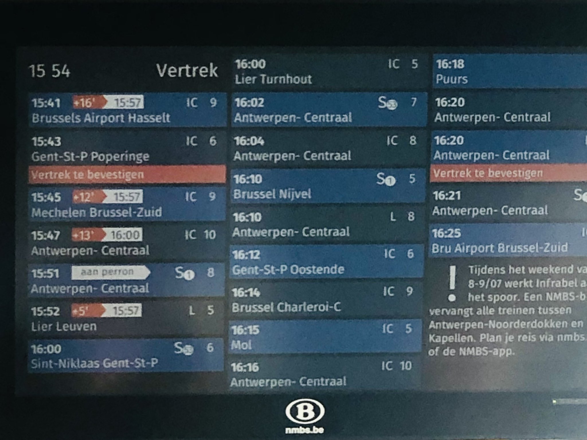 Luk De Wilde on Twitter: "Dankje @NMBS en @GeorgesGilkinet voor de alweer vlotte dienstverlening ...