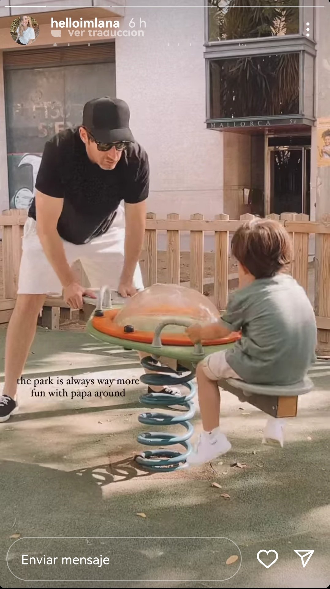 Only Luzu on Twitter: "📸Luzu vía instagram Stories de Lana Traducción: El parque siempre es ...