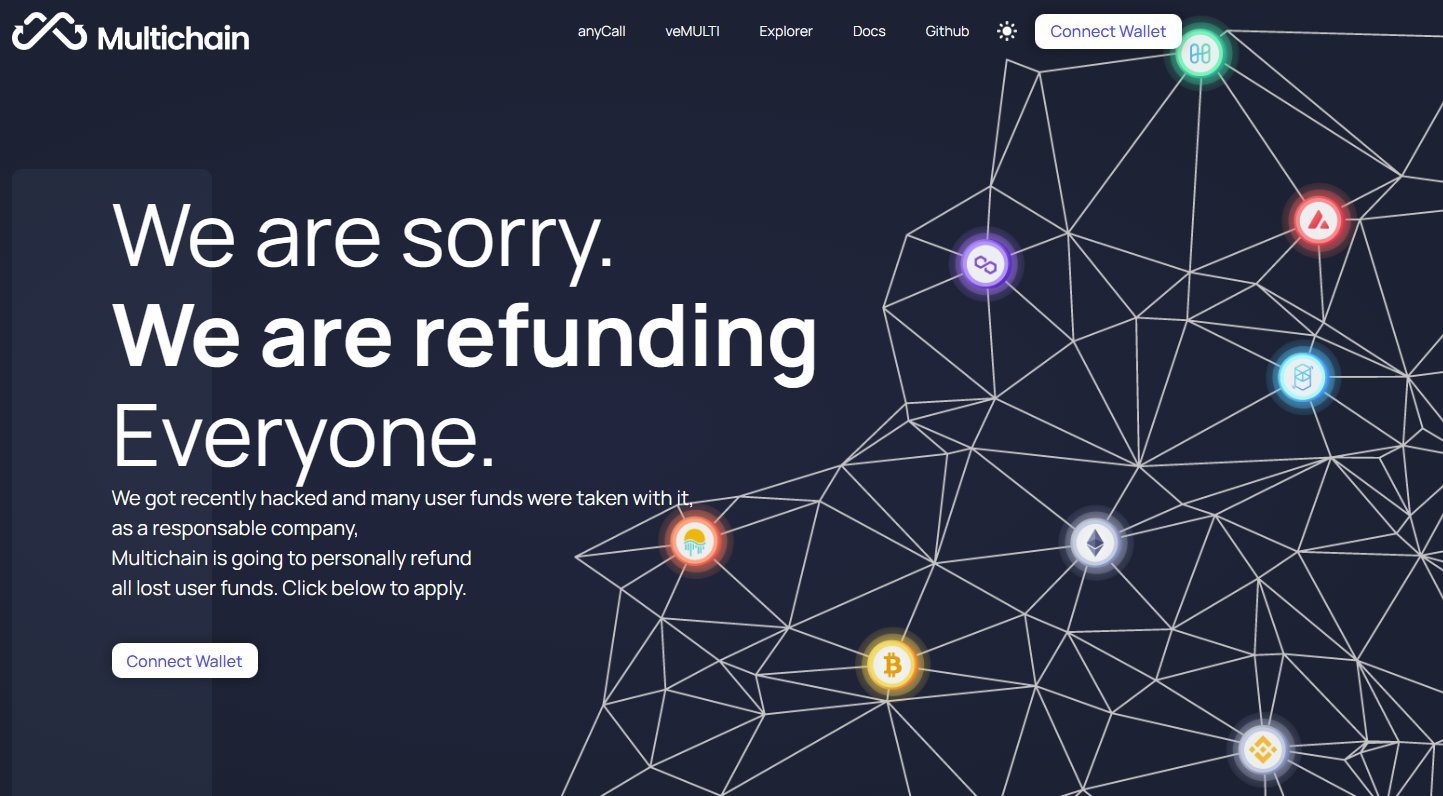 Multichain (Previously Anyswap) on Twitter: "All users are suggested to claim their refund and ...