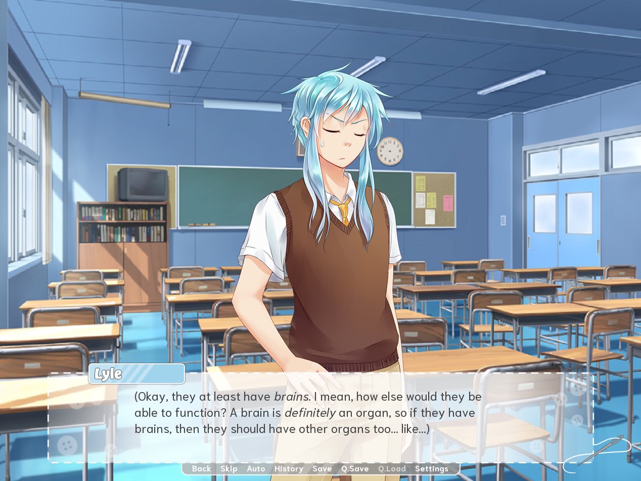 Doki Doki Dollmaker 🪡 BL Visual Novel on Twitter: "Lyle’s deep in thought this # ...