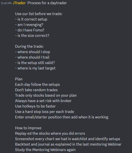 JTrader on Twitter: "10. My rules for a day-trader #tradingrules https://t.co/rZfNJxGPqv" / Twitter