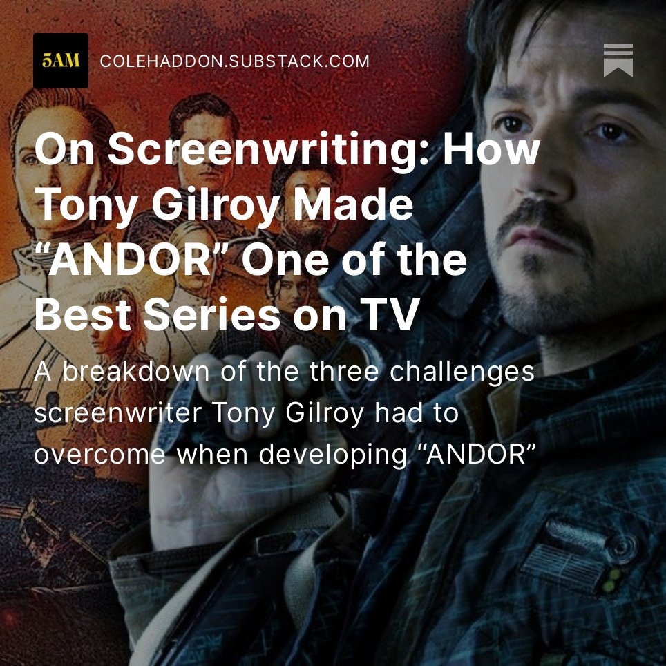 Cole Haddon on Twitter: "A deep dive into the challenges creating a TV prequel around the ...