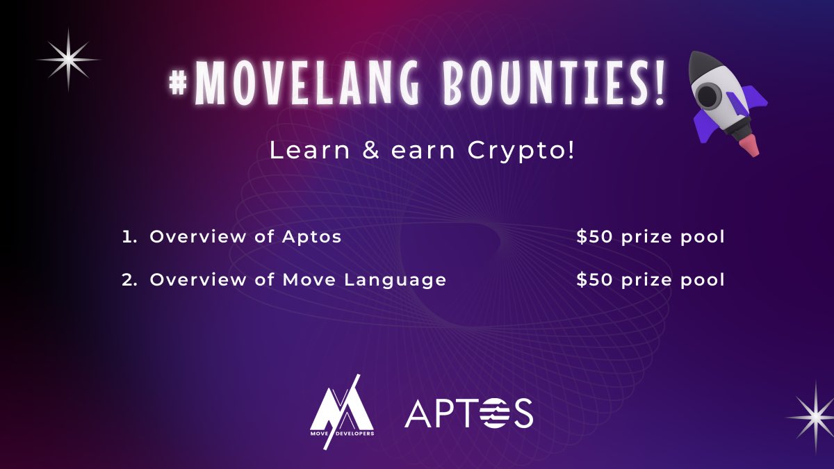 Move Developers DAO (MDD) on Twitter: "Our first #MoveLang bounties are here 🚀 Great opportunity ...