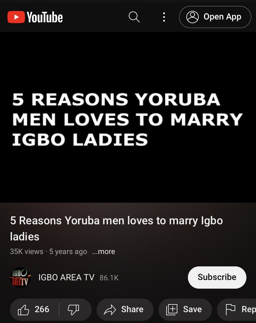 Yorubaddies PR Team🫳🏾 on Twitter: "An Igbo YouTube account that’s meant to address Igbo issues ...