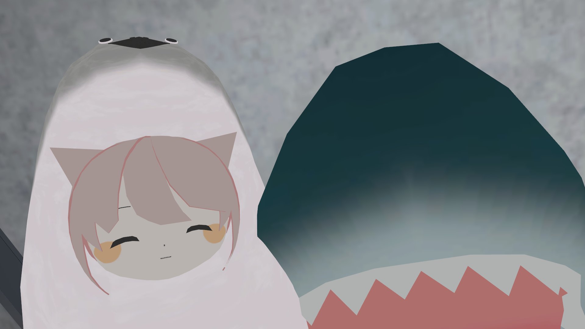 がるばんぞー on Twitter: "今日のVRC活動： #VRCサカバンバスピス集会 に行ってきました。Unityと格闘してniacaちゃんに着ぐるみを着てもらった ・サメ！（ワールド上で ...