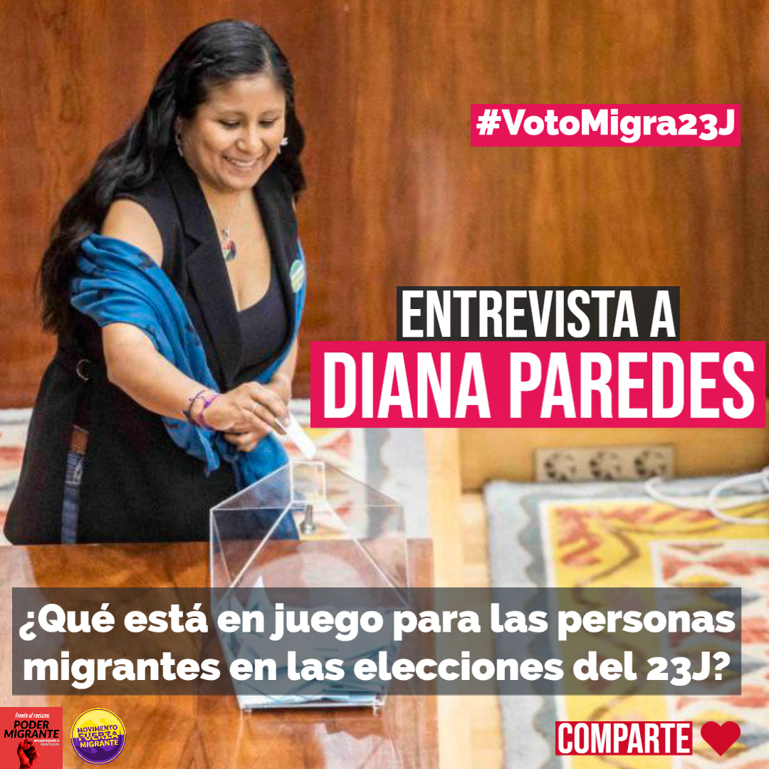 PODER MIGRANTE on Twitter: "ENTREVISTA A DIANA PAREDES, diputada de Más Madrid: ¿Qué está en ...