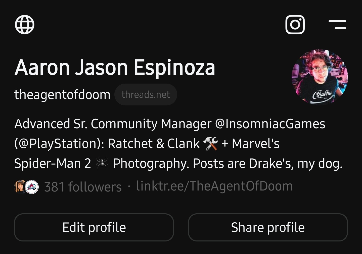 Aaron Jason Espinoza on Twitter: "Reminder that you can find me th-reading lightly over at the ...