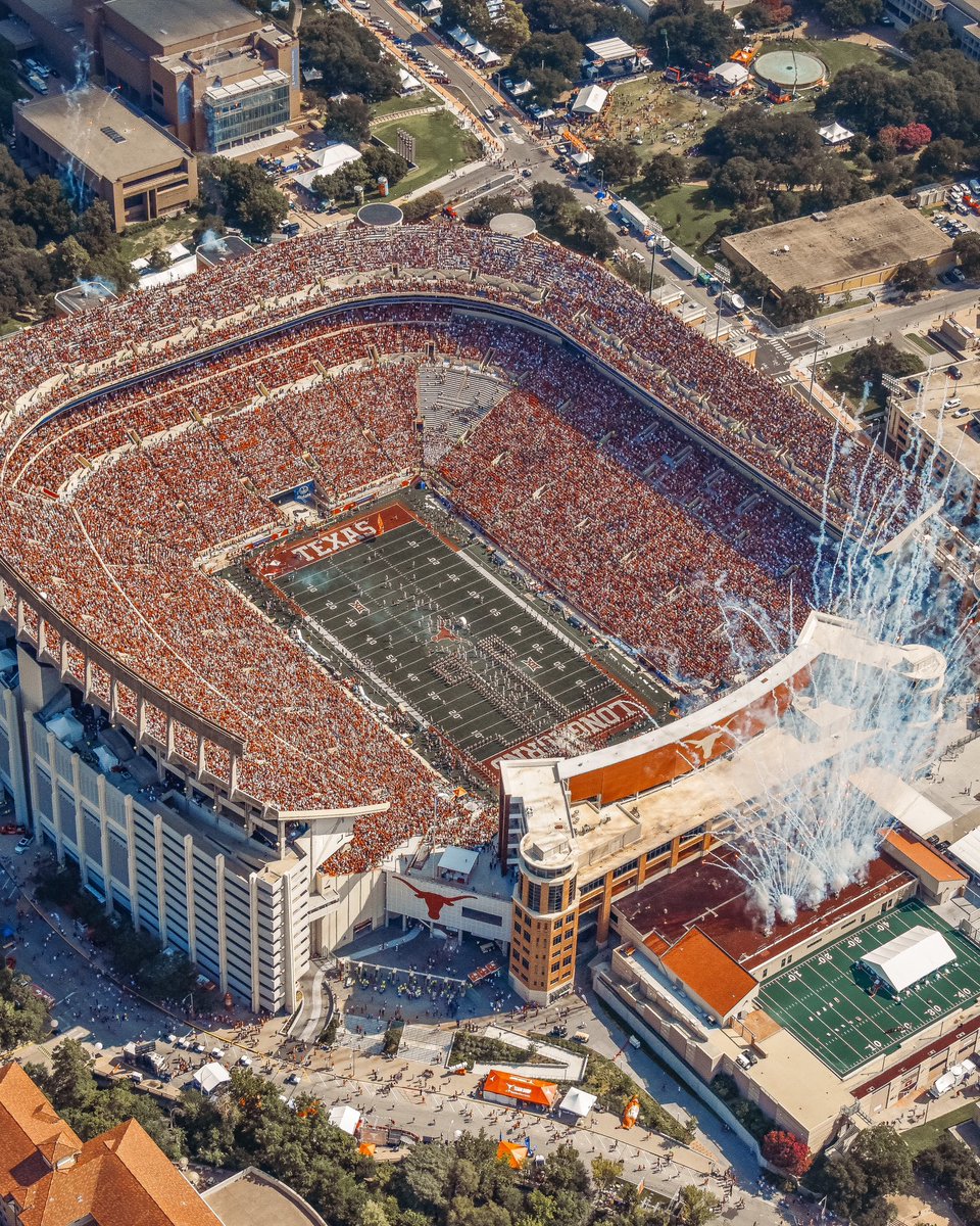 Texas Longhorns Football Stadium Aerial