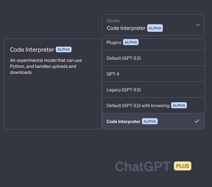 あるる ChatGPT × AIツール on Twitter: "ChatGPTの新機能 “Code Interpreter”が来週一般公開！ 実際の衝撃的な活用例10選： ブックマーク保存を ...