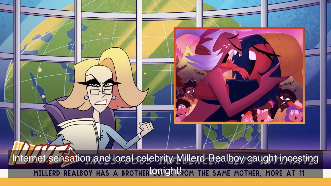 🥂 𝐸𝒹 🍷 on Twitter: "///Helluva Boss spoilers . . . . . . . . . . Her week long fame got ...