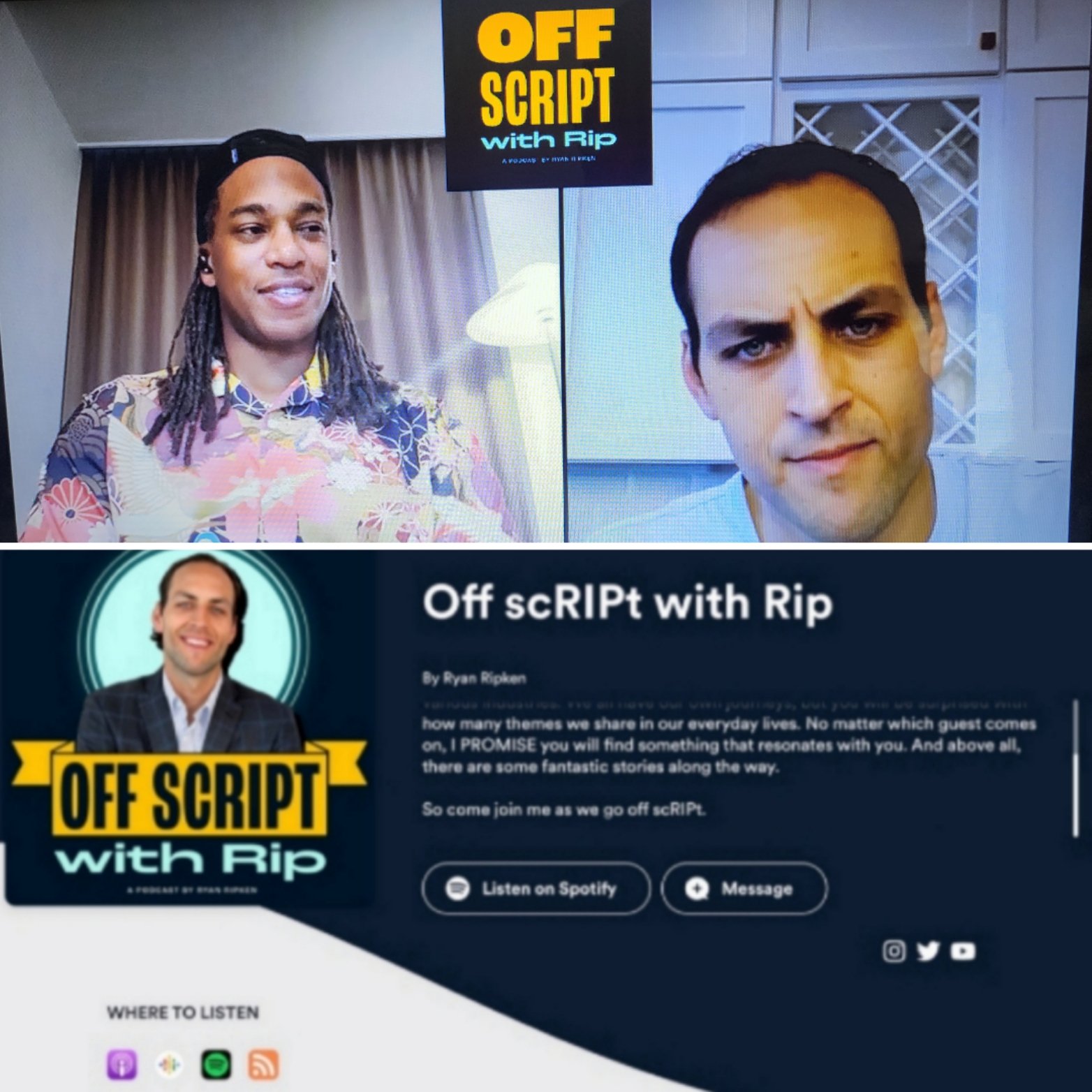 Kris on Twitter: "🔥New episode of @offscRIPt_pod w my man Ryan out now!👊 Guest in former Twins ...