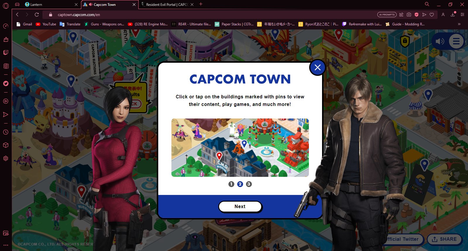 Niosha (Comms Closed) on Twitter: "There is a new render of ada in capcom town website ,i'm ...