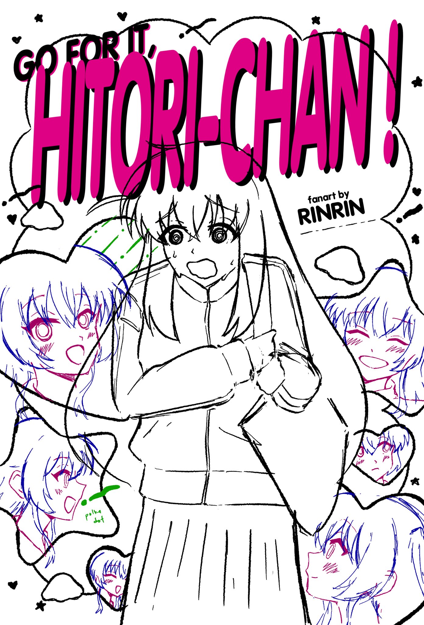 rinrin.arts 👋 Comms OPEN on Twitter: "WIP inspired by Go for it, Nakamura! https://t.co ...