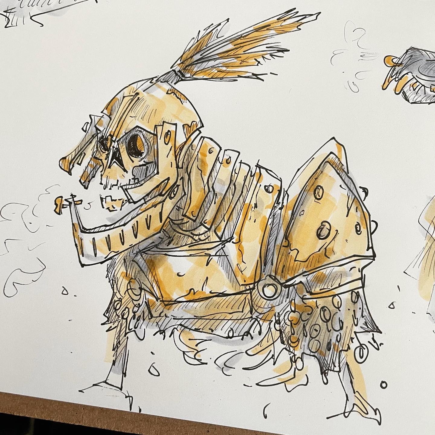 Undead Warrior Skeleton