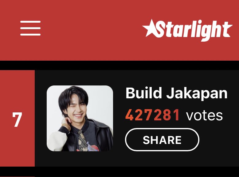 Build PH on Twitter: "🗳STARLIGHT AWARDS Don't forget to vote for Build using your free and bonus ...