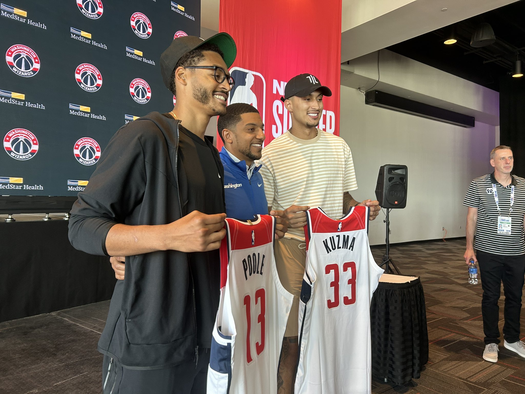 Chase Hughes on Twitter: "Here in Las Vegas where Jordan Poole and Kyle Kuzma just held a press ...