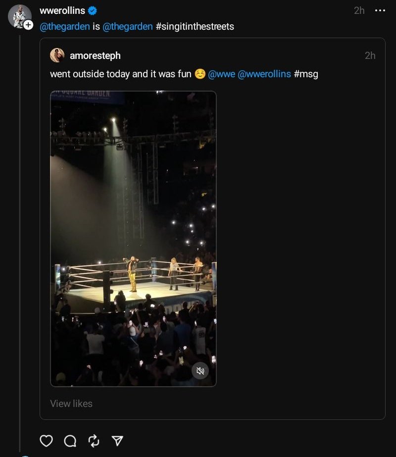 Bacon_Space on Twitter: "@SeanRossSapp Apparently Seth was at the show to https://t.co ...