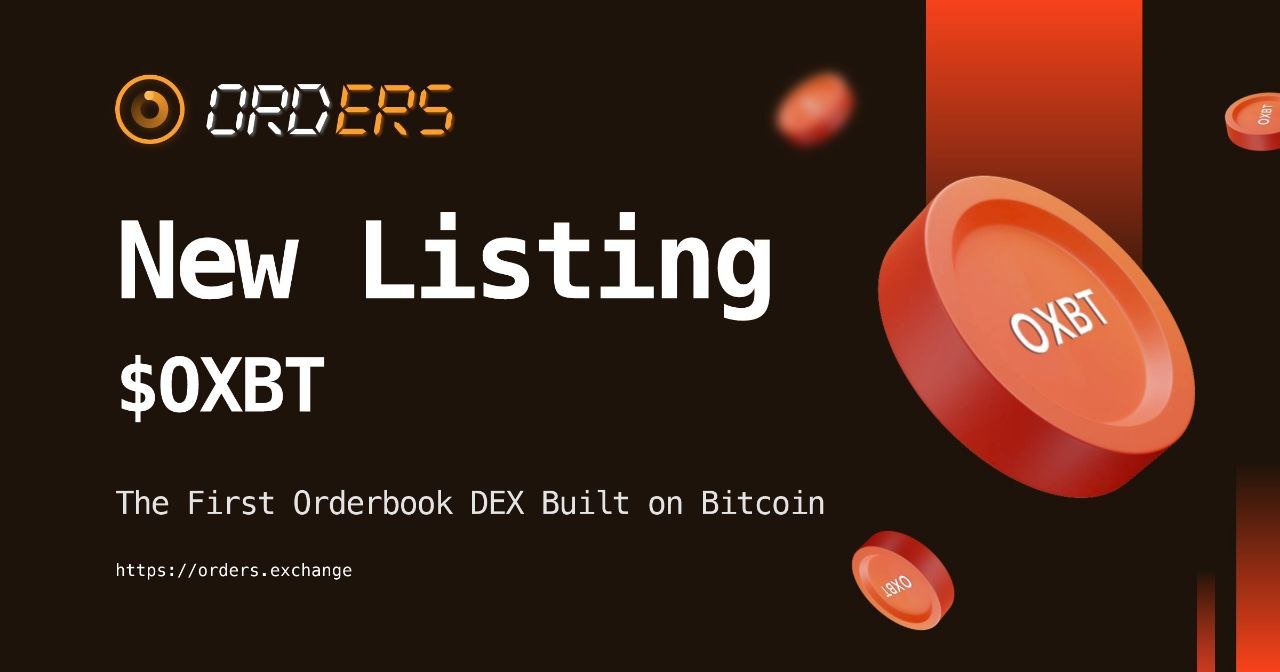 Orders.Exchange: Trustless BRC20 Orderbook DEX on Twitter: "New trading pair now live on Orders ...