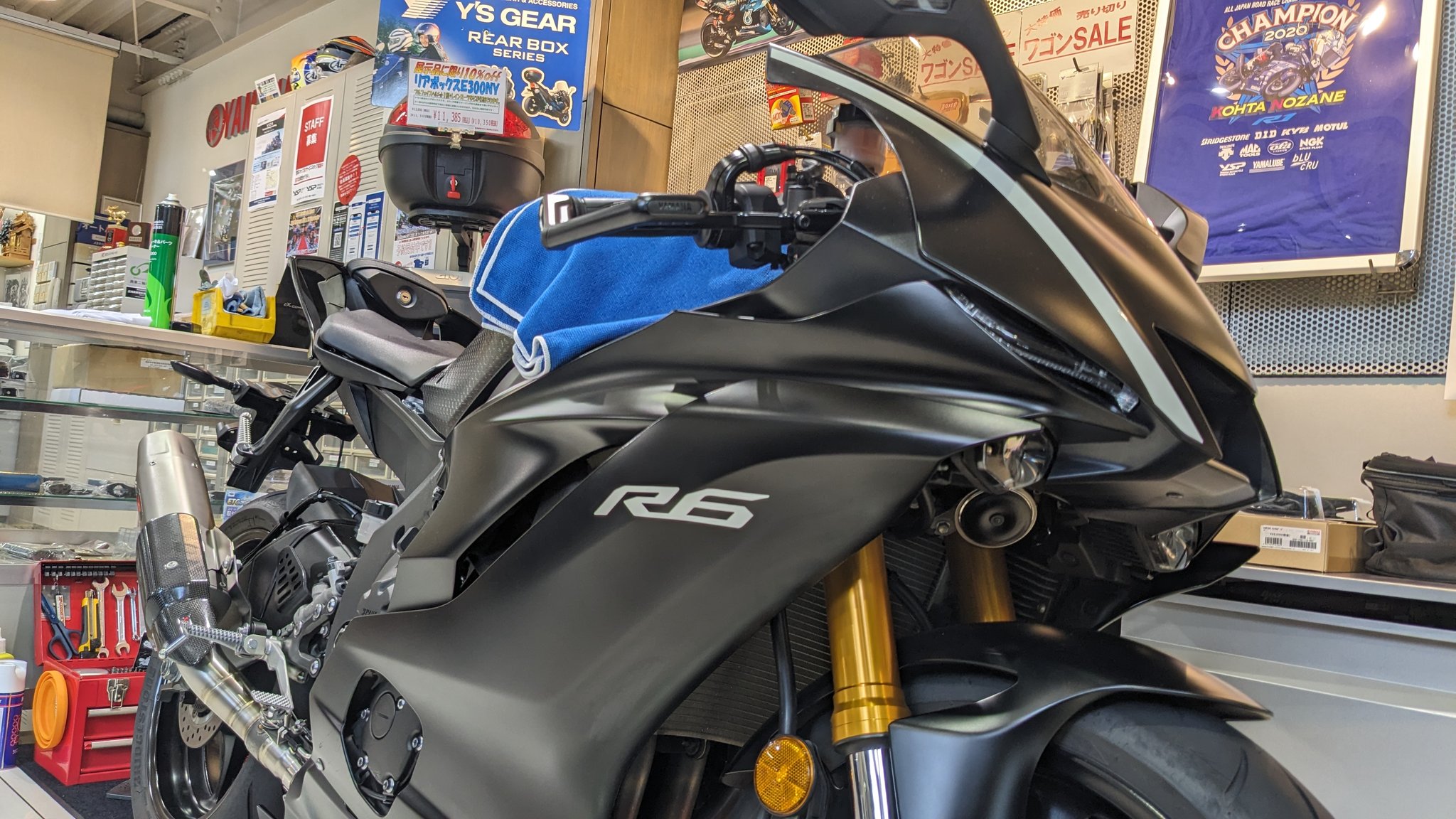 YSP天白 スタッフ募集中です！ on Twitter: "以前からご紹介中のR6のカスタムは終わりぃ！ レバーはタッチ感や操作性でアクティブさんのものを使用！ サイレンサーは大道！アクラ ...