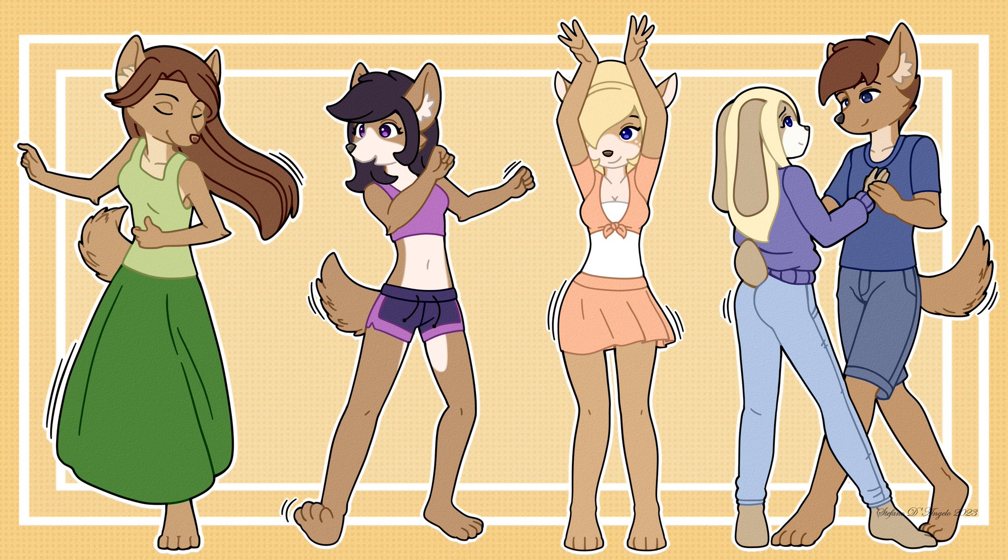 Stefano D'Angelo on Twitter: "Characters from Book of Lust, a furry NSFW game made by the ...