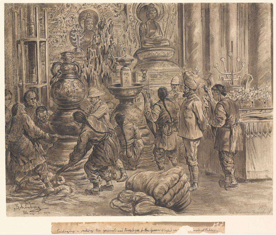 The photo below shows a group of Indian soldiers posing in front of the ...