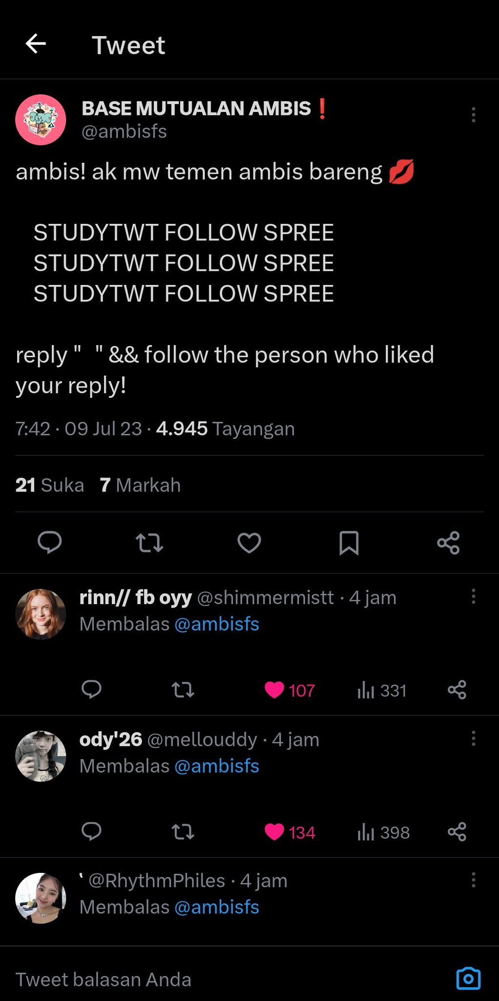 rie²³ on Twitter: "@ambisfs ni emot aph hp ku kentang 😔😔 https://t.co/B5RKyPiRH1" / Twitter