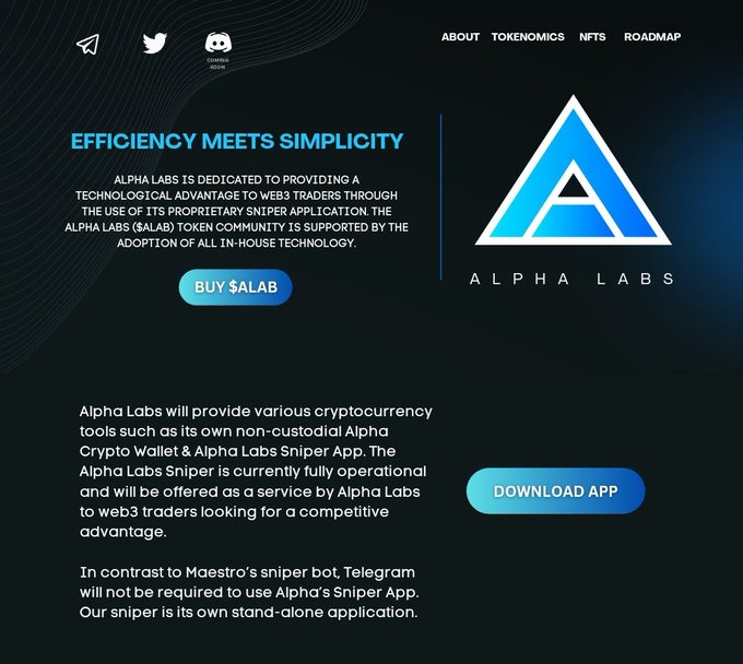 JR U on Twitter: "@nftsofiawhite That would be $ALPHA. Alpha Labs has successfully completed the ...