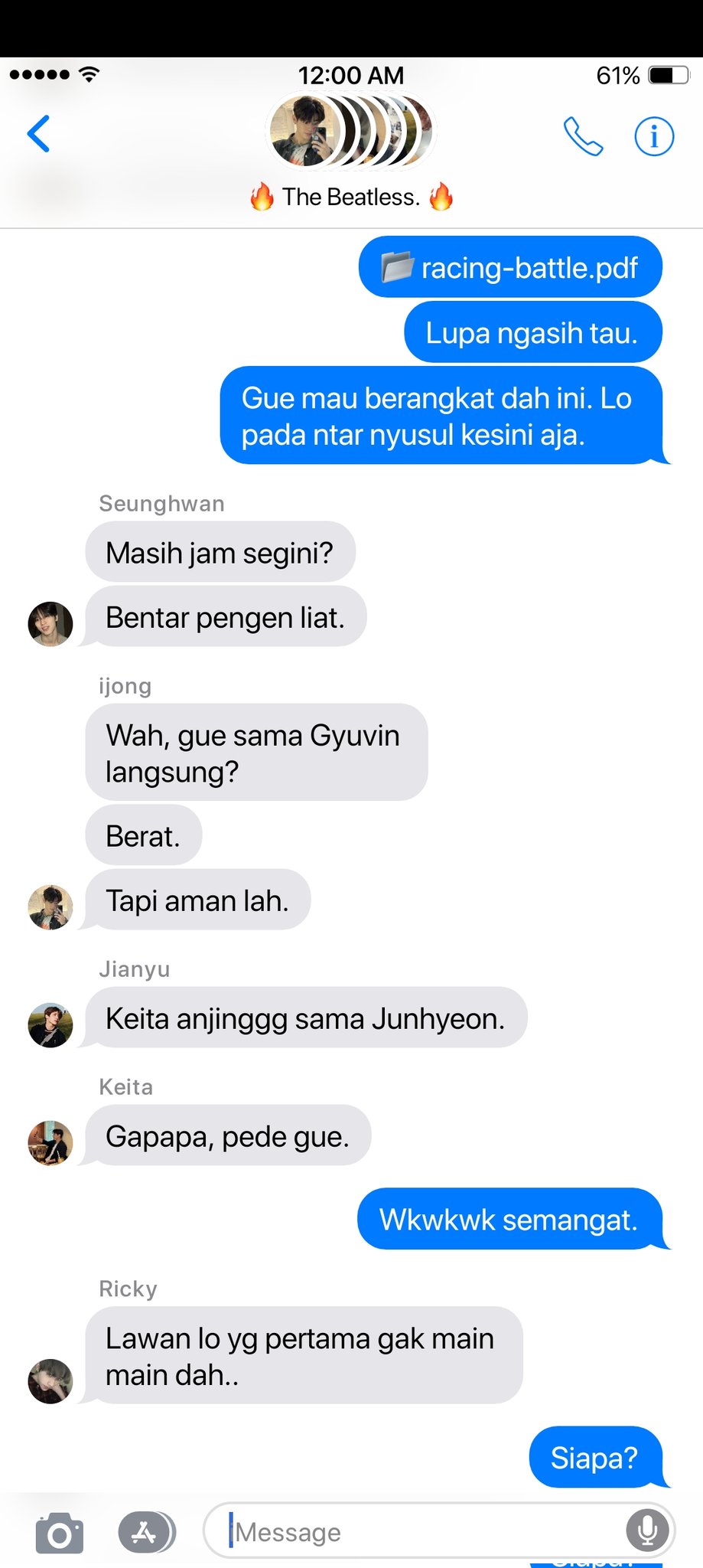 SKY🏹 on Twitter: "🌕 ; beatless' group chat. {ZH's POV} https://t.co/9W2mTmej1g" / Twitter