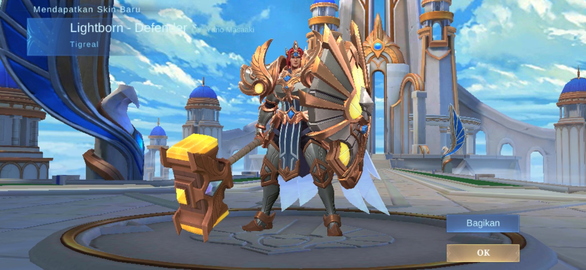 yumi on Twitter: "dari sekian banyak skin epic/lightborn kenapa dapet tigreal😠 https://t.co ...