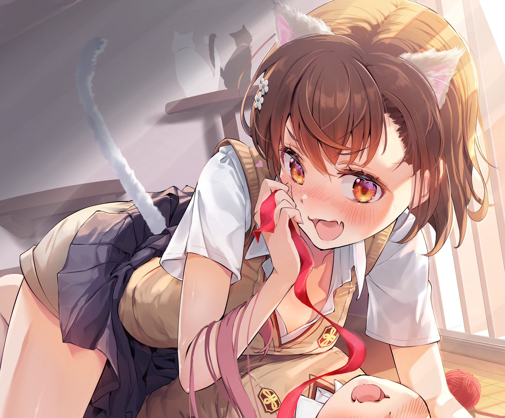 よなべ🍲 on Twitter: "ケンイチさん(@kenken_kenichi)のC102新刊にゲスト参加させて頂きました🙏 こんな感じに、じゃれあう猫みこくろのイラストになります🫣💖 ...