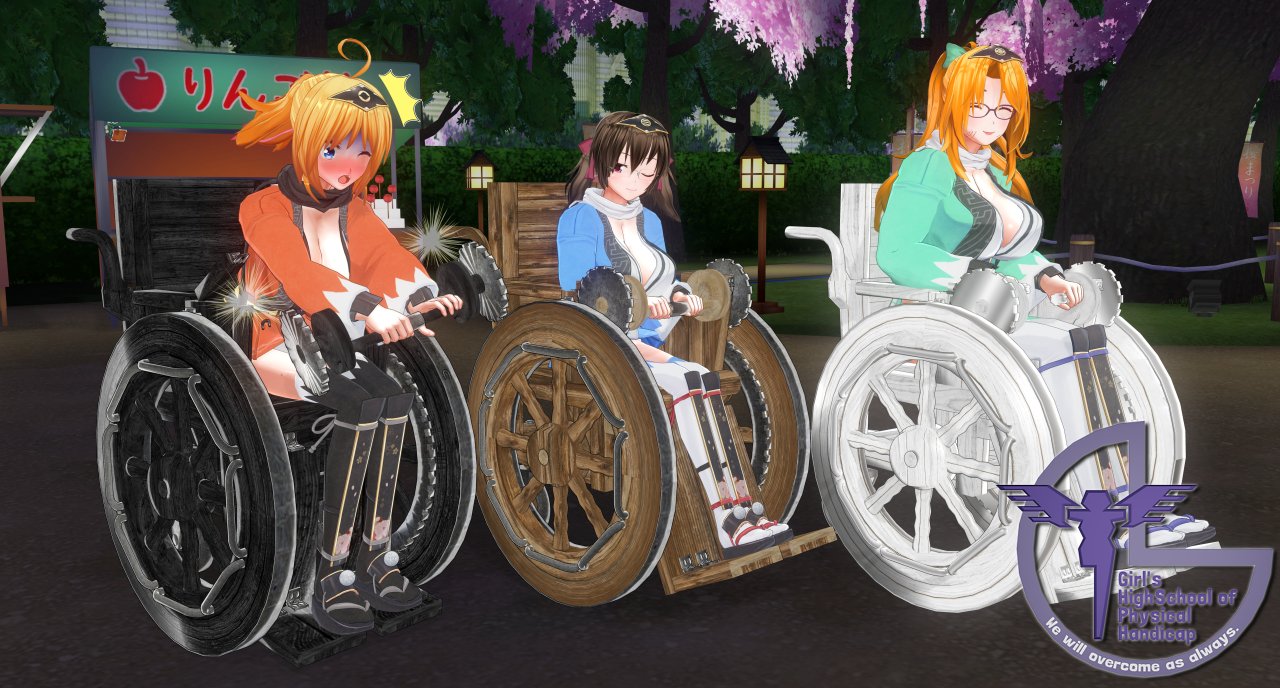 qwaszx05 on Twitter: "GHPH Crank Wood Wheelchair is re-uploaded. https://t.co/LvHbxUQP4T ...