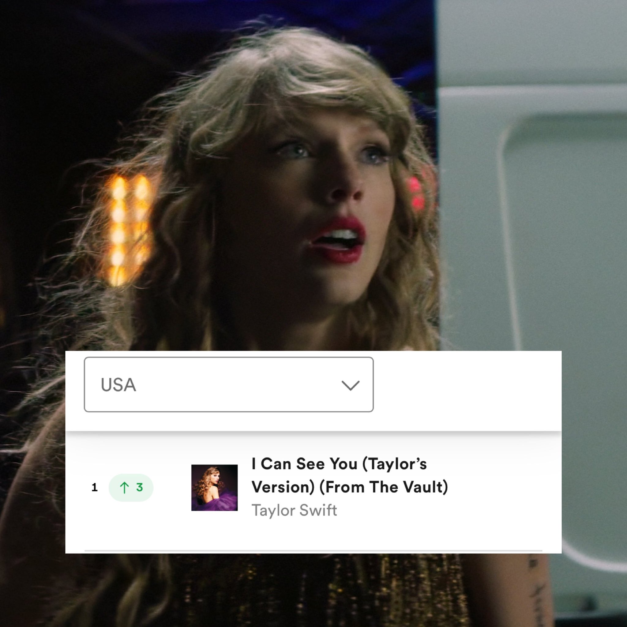 Taylor Swift Updates 🏟️ on Twitter: "📈| “I Can See You” by ...
