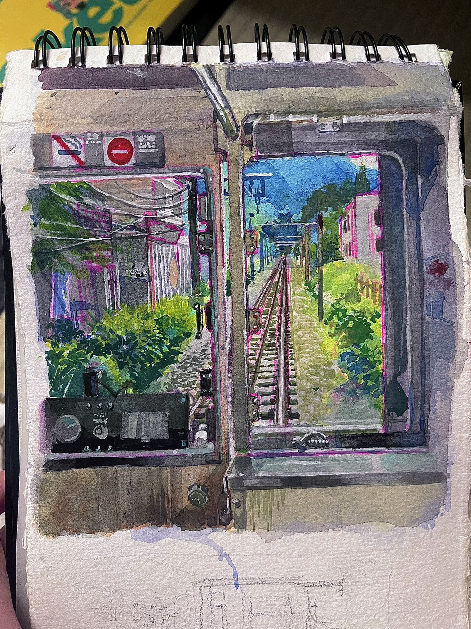 reta on Twitter: "Painted in Hakone :) https://t.co/3OiaJk6Wc1" / Twitter