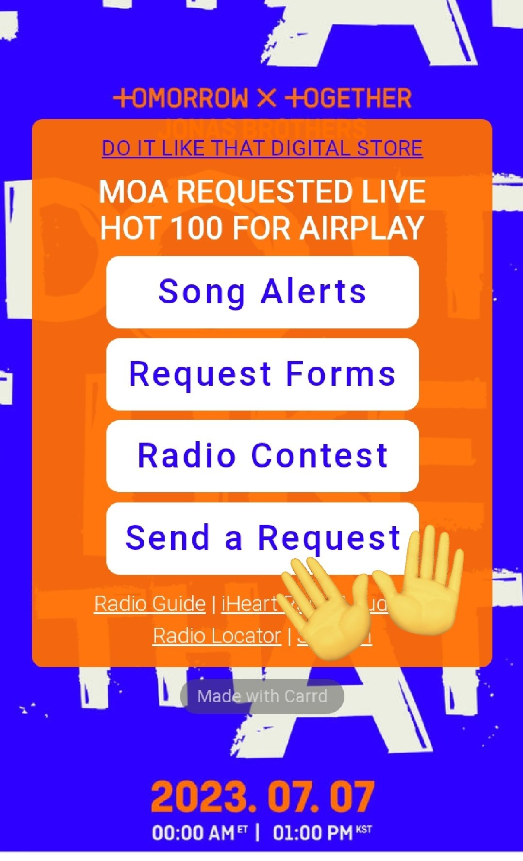Do it like Lia 𓏴 💙🧡 on Twitter: "How to request for radio stations?? It's simple🔥 go to this ...