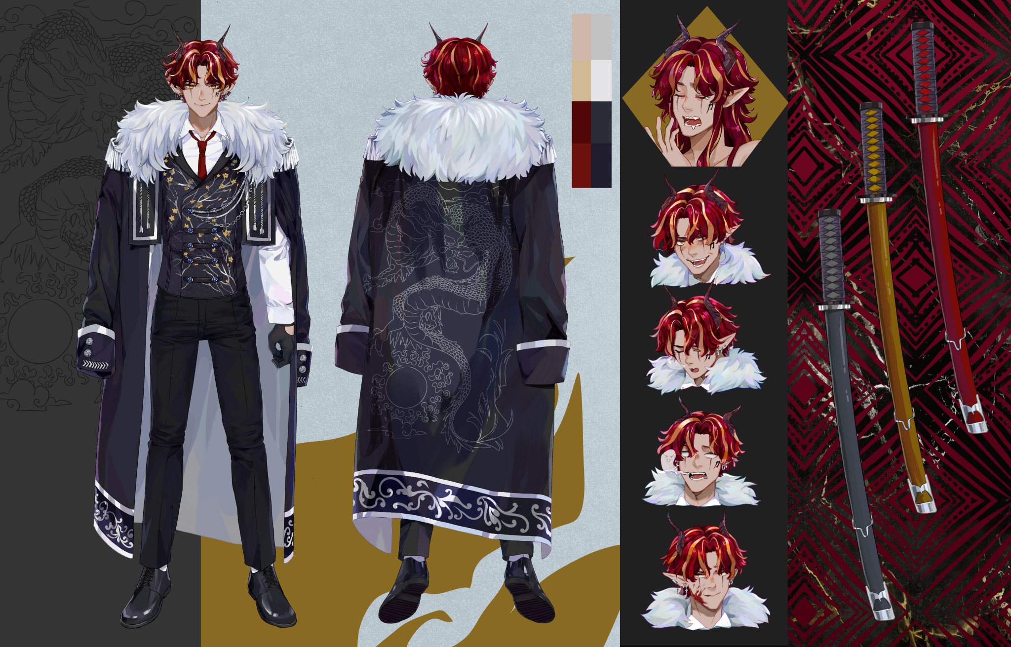 Abaddon😈⚔ on Twitter: "🔥 REFERENCE SHEET 🔥 There can only be one king in the world... And that ...