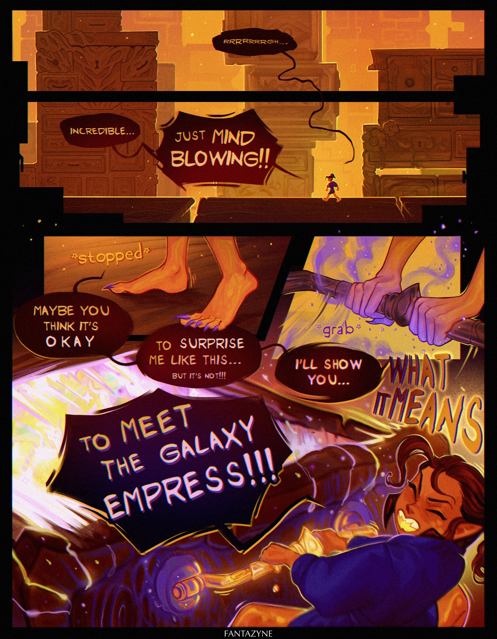 𝙵𝚊𝚗𝚝𝚊𝚣𝚢𝚗𝚎 /commissions open💋 on Twitter: "My minicomic for Ava’s Demon Kickstarter 2022 ️‍🔥 with ...