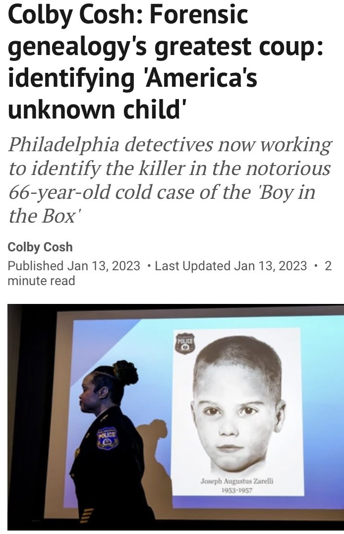 DNA TOKEN on Twitter: "What got us interested in solving cold cases by ...