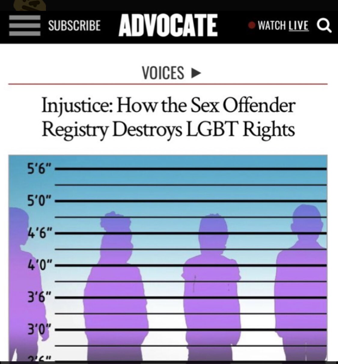 IanMalcolm1984 on Twitter: "This is an actual article from The Advocate. Folks, the #lgbt ...