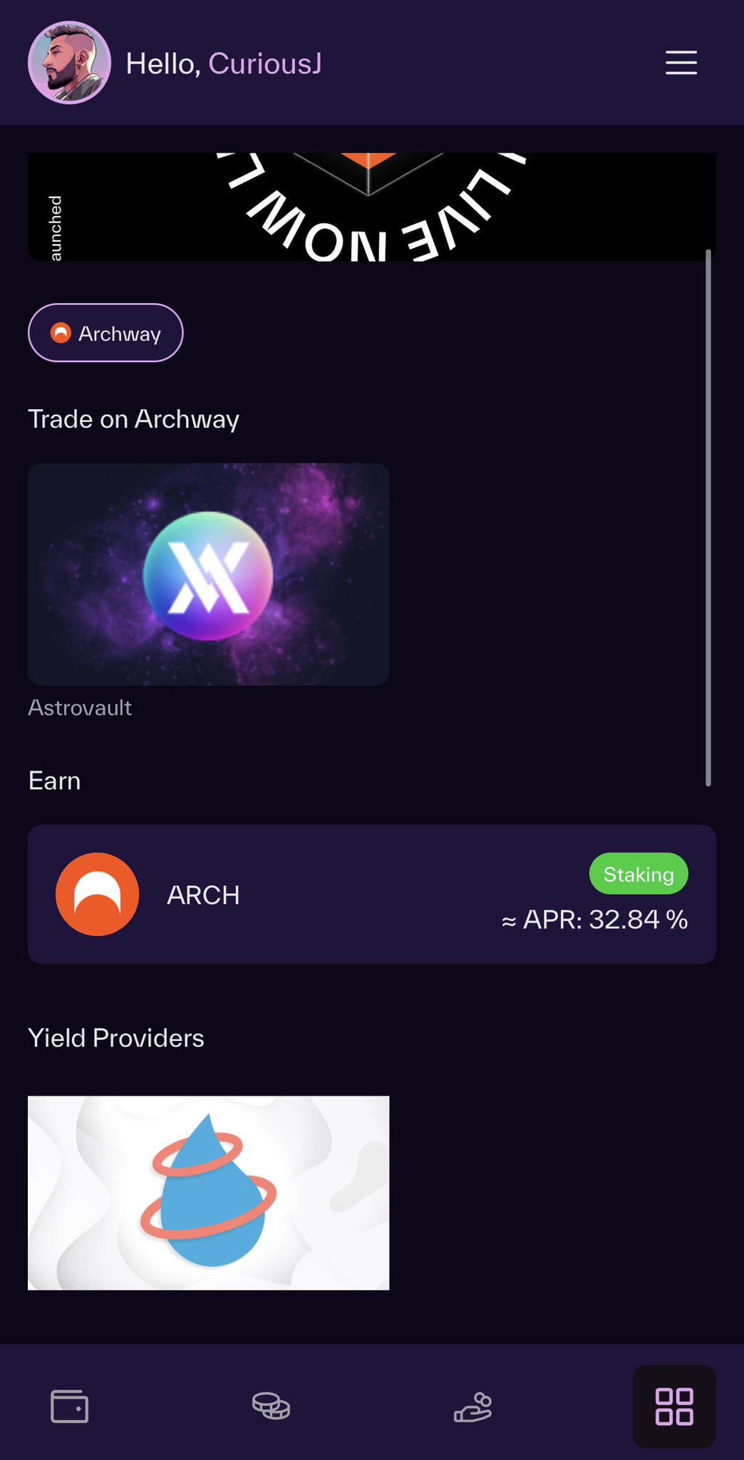 Curious J on Twitter: "My @archwayHQ experience so far: - smooth $arch airdrop claim - great ux ...