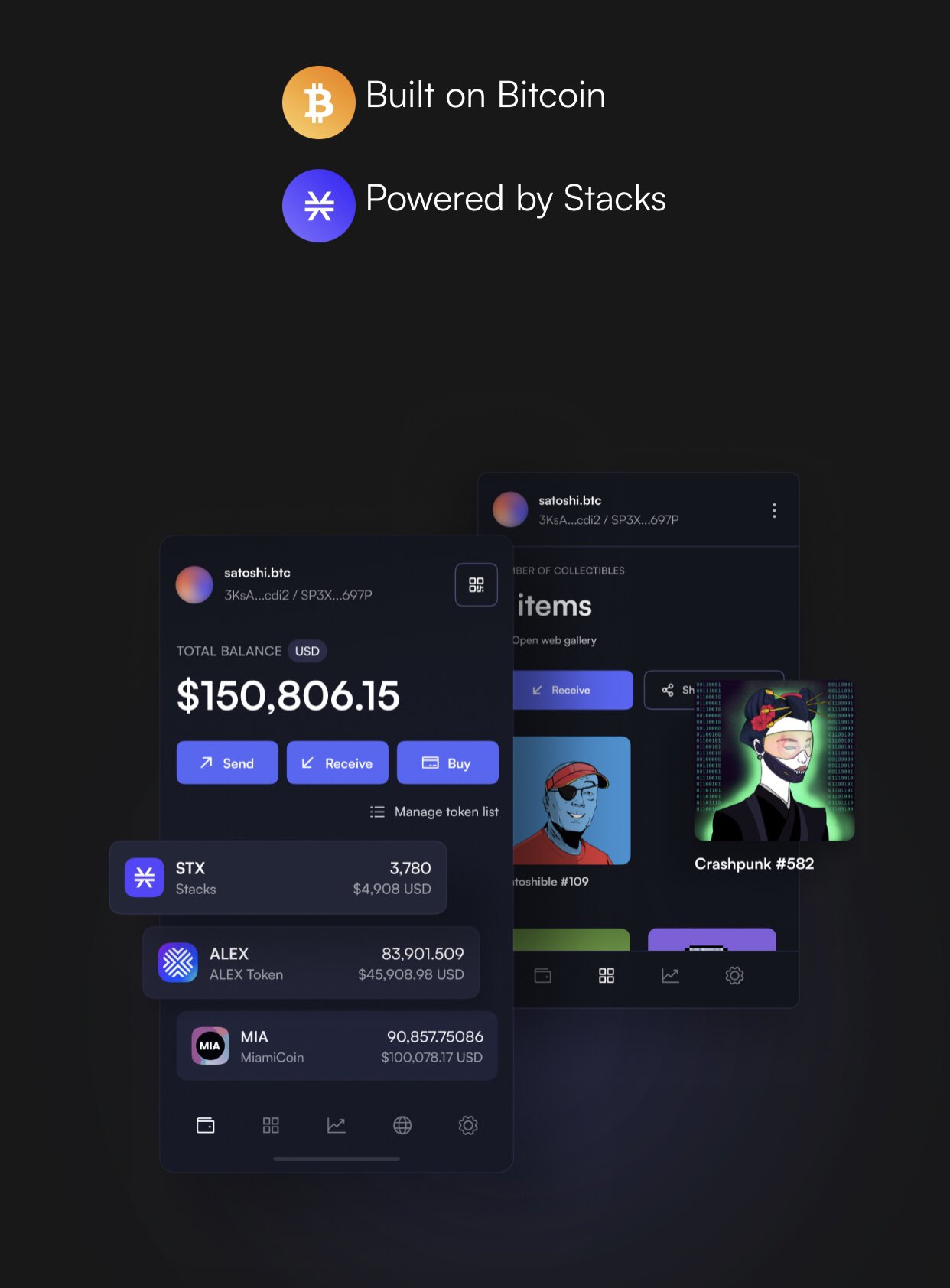 Algorithm.btc on Twitter: "•Built on #Bitcoin Powered by @Stacks •Stack @Stacks Earn #Bitcoin ...