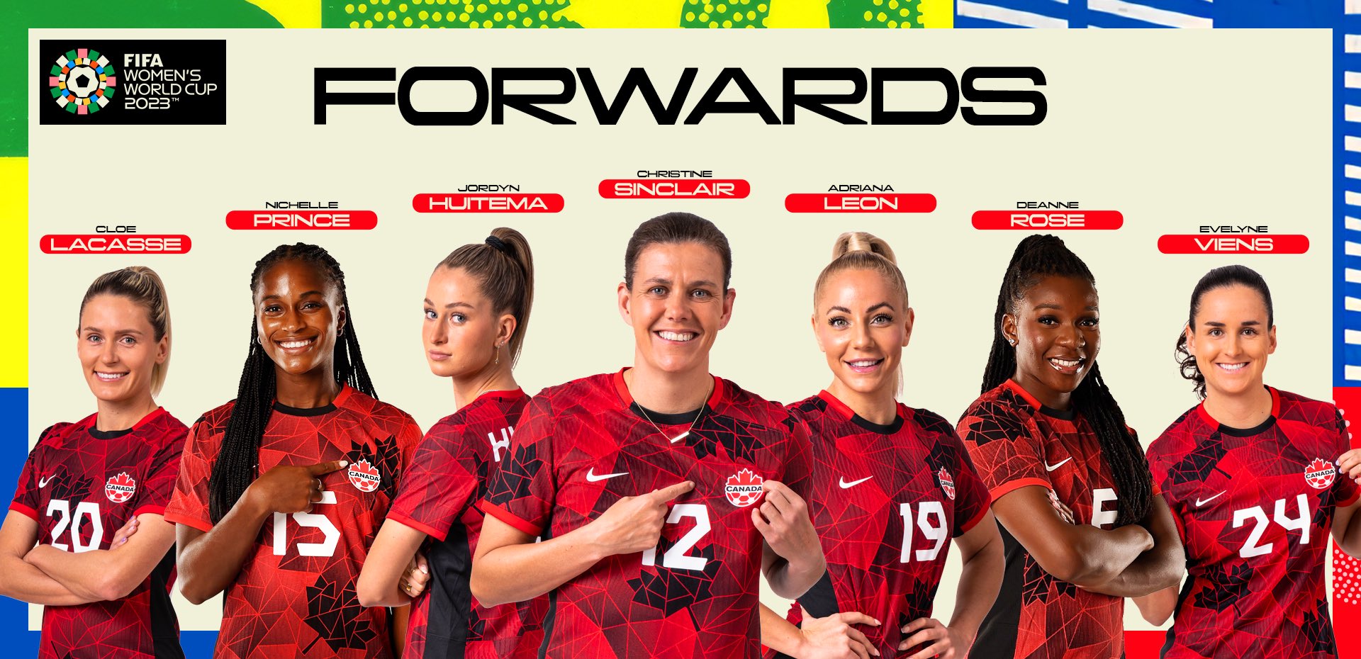 TSN on Twitter: "ITS OFFICIAL🇨🇦 Team Canada announces roster for the 2023 FIFA Women's World Cup ...
