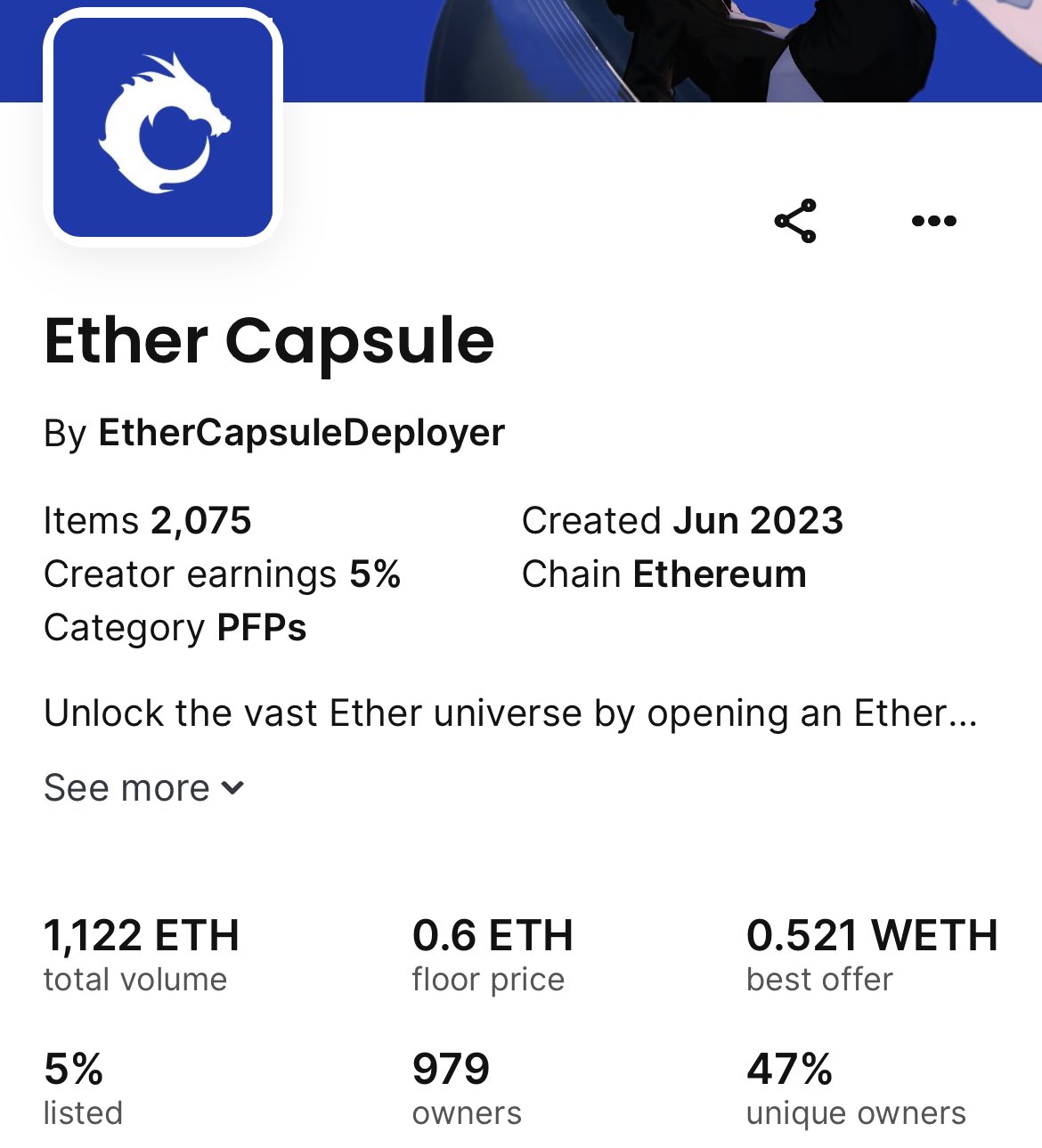 Phil on Twitter: "As expected, the Ether public mint turned out to be a flop, and the team was ...